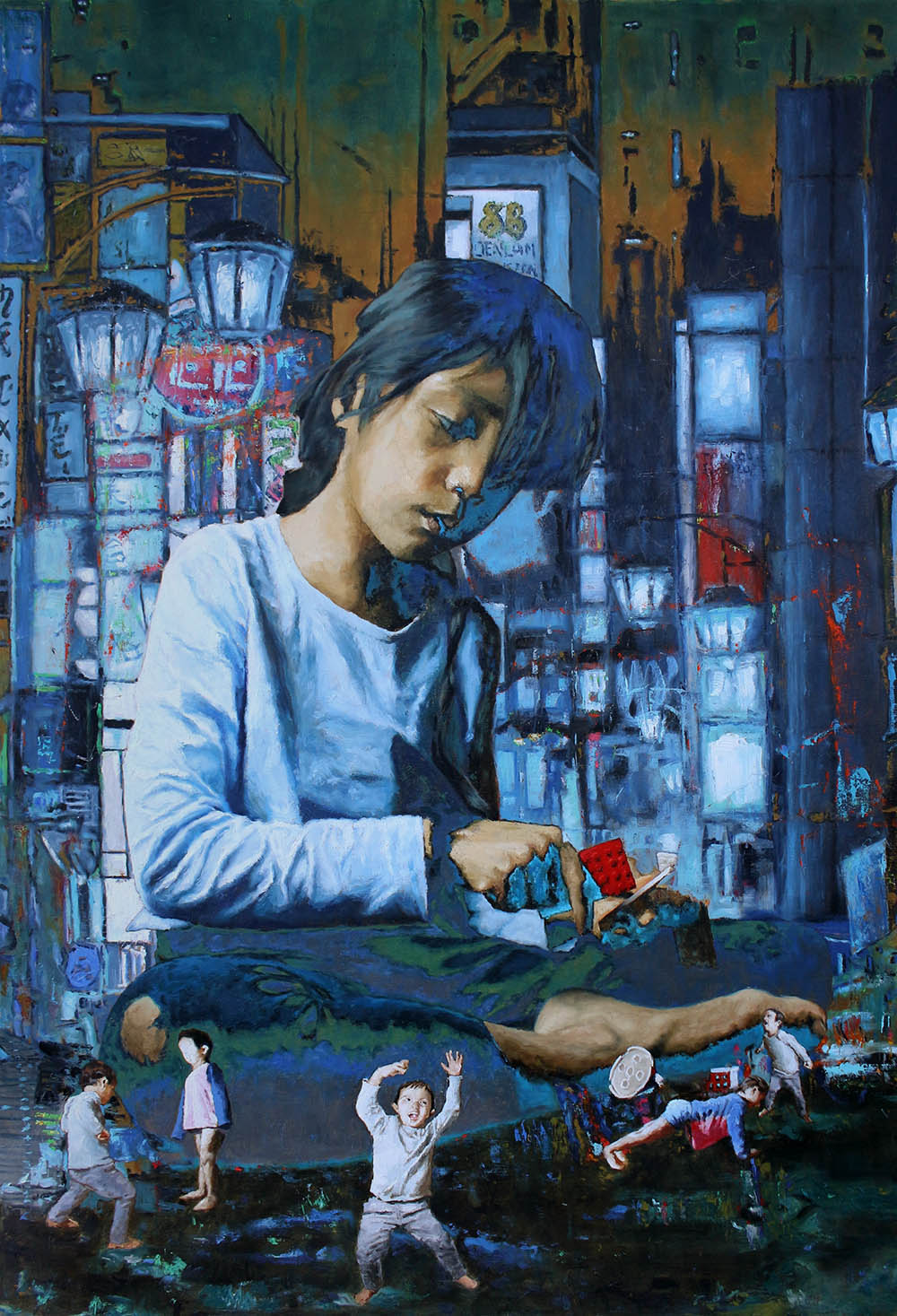 Bébés géants • Duy Tran - artiste